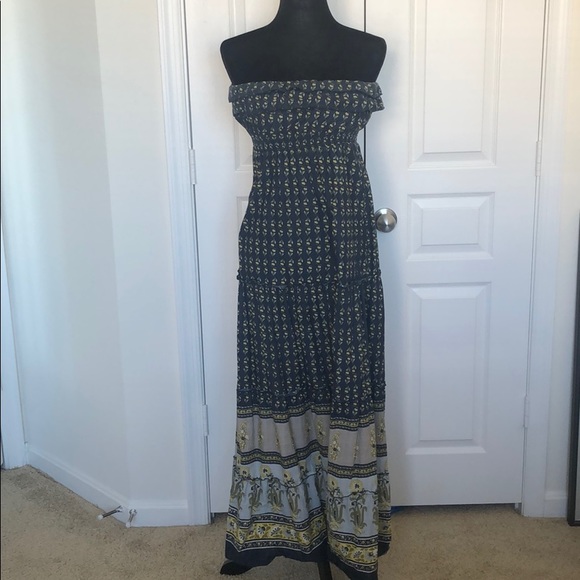 Dresses | Heritage 1981 Strapless Maxi Dress | Poshmark